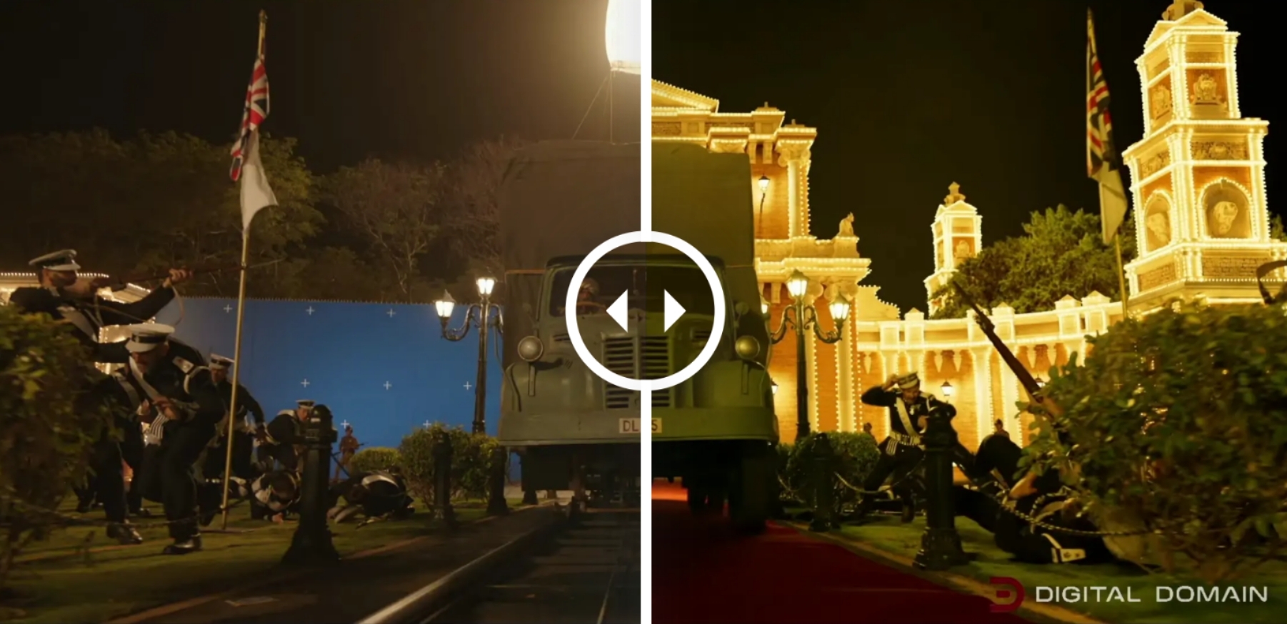 Digital Domain's VFX Breakdown of 'RRR' (2022) - Mayalu Mantralu