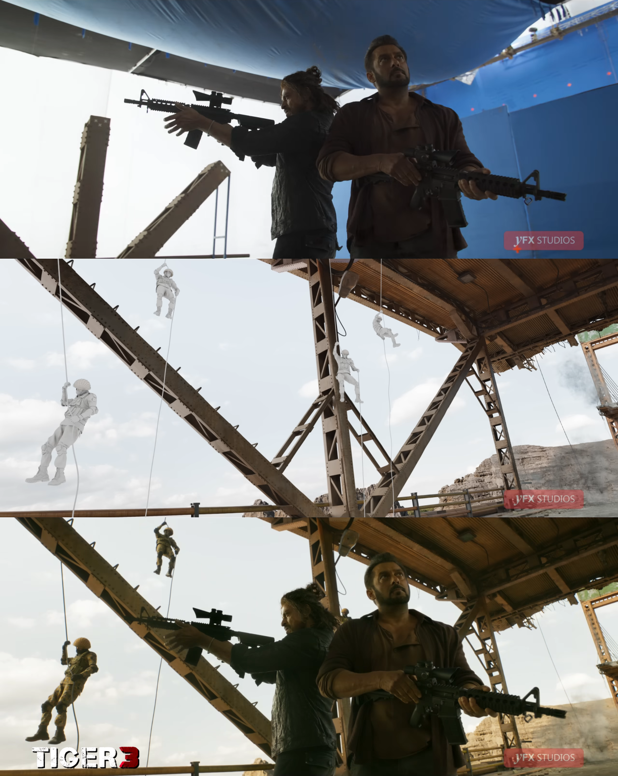 'Tiger 3' (2023) - VFX Breakdown by yFX Studios - Mayalu Mantralu